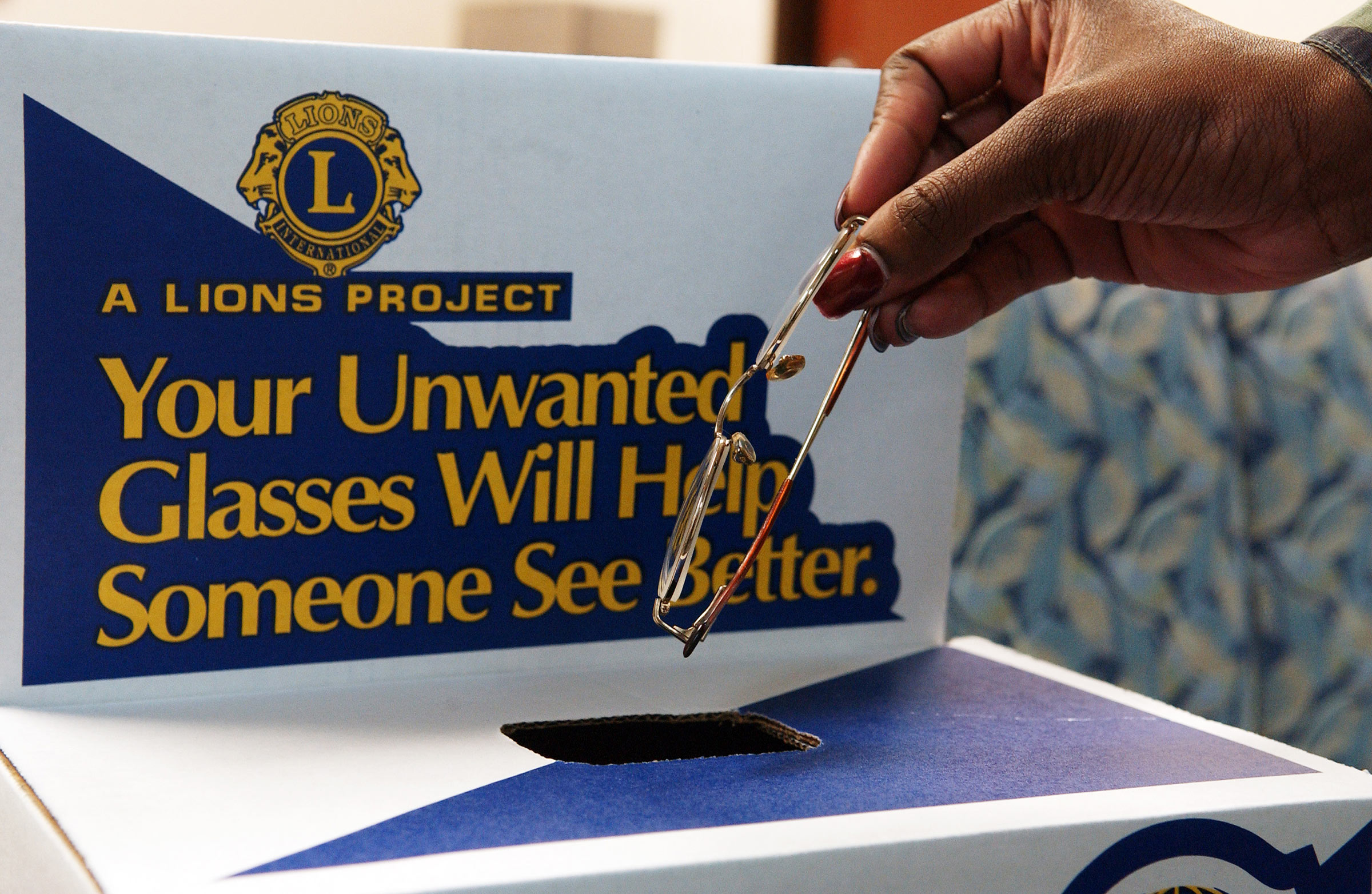 Lions Glasses Drop Box - GR Lions Club
